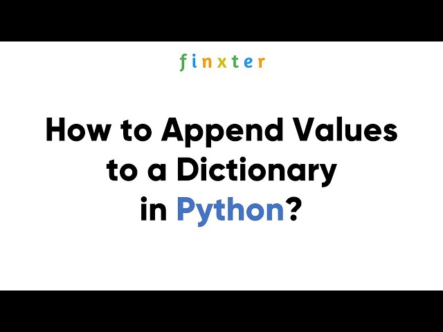 How To Append To A Dictionary In Python Bitrot sh how-to-append-to-a-dictionary-in-python-bitrot-sh