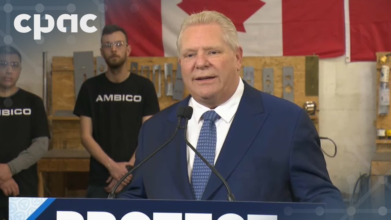 Ontario PC Party Leader Doug Ford makes an announcement in Ottawa ...