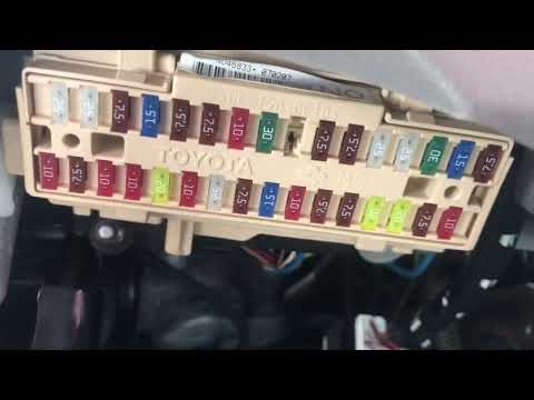 Where are the fuses located in the Toyota Camry? - Toyota Camry (Xv40)