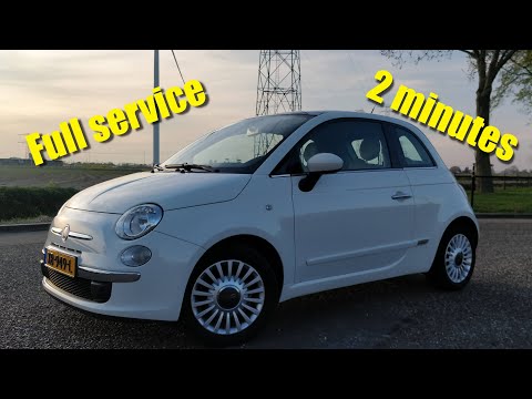 How do you reset the Service light on the 2018 Fiat 500? (With video)