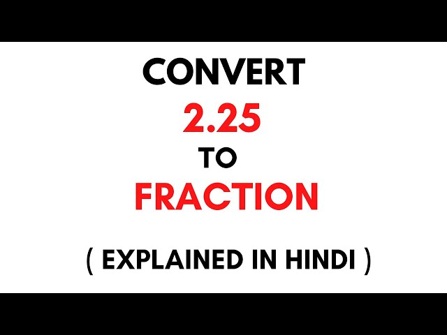 What Is 4 25 As A Fraction StuffSure
