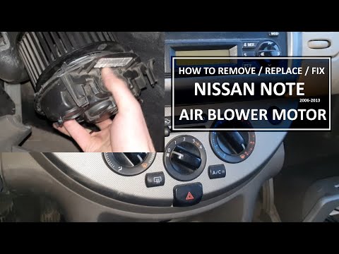 Austausch des Lüfters bei Nissan Note (Mit Video)