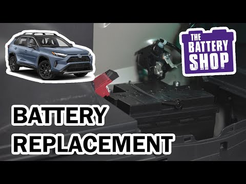 Replacement of the 12V battery for the Toyota RAV4 Hybrid. - Toyota Rav 4 (MK 5, Xa50)