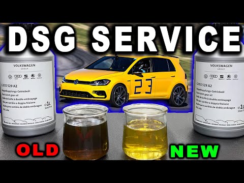 How do you replace the DSG gearbox oil in the Volkswagen Golf? (With video)