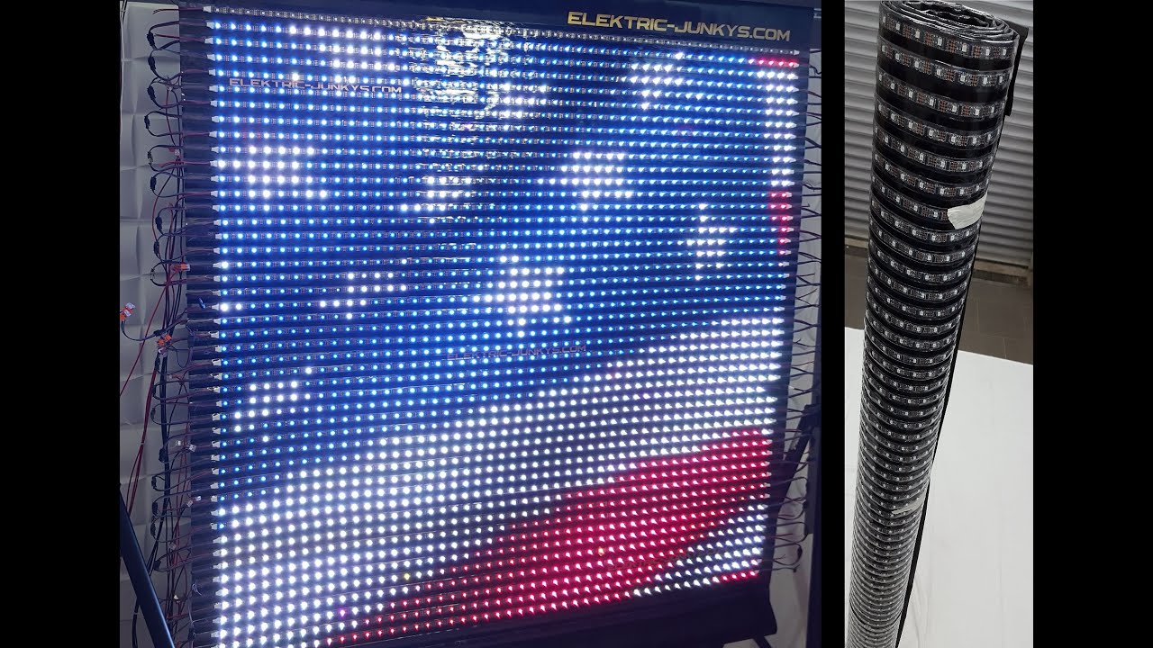 How To Make Flexible LED Panel Video Screen DIY T300K Real Time WS2801 LED Soft Curtain how-to-make-flexible-led-panel-video-screen-diy-t300k-real-time-ws2801-led-soft-curtain