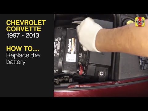 How to replace the battery in the Chevrolet Corvette (with video)