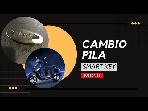 Replacing the Key Fob Battery for the Piaggio Vespa GTS 125 (with video)