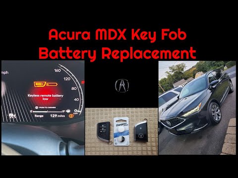 How To Change Battery In Acura Mdx Key Fobnull