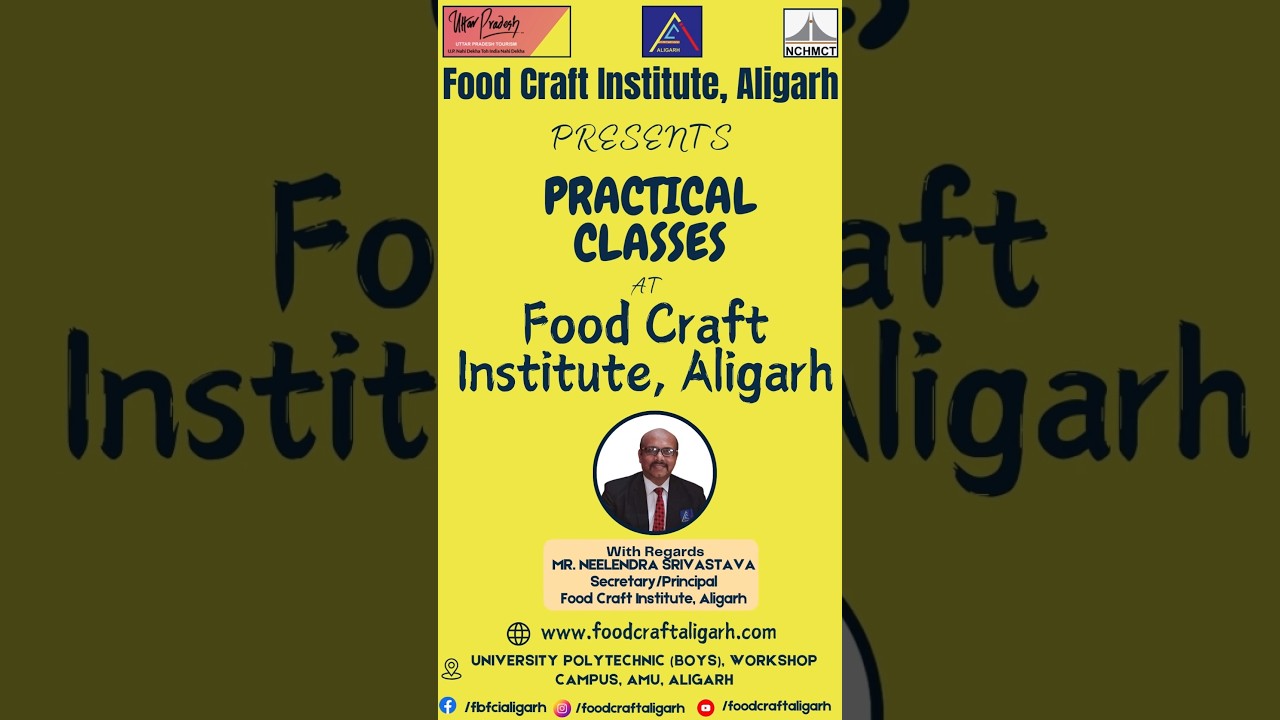 POST GRADUATE DIPLOMA COURSES - Food Craft Institute, Aligarh, Best ...