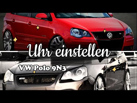 Jak ustawić zegar w Volkswagenie Polo. - Volkswagen Polo (Polo 4, 9N, MK 4, MK IV, Polo IV)