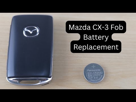 How to replace the battery of the Mazda CX-3 remote control? (With video)