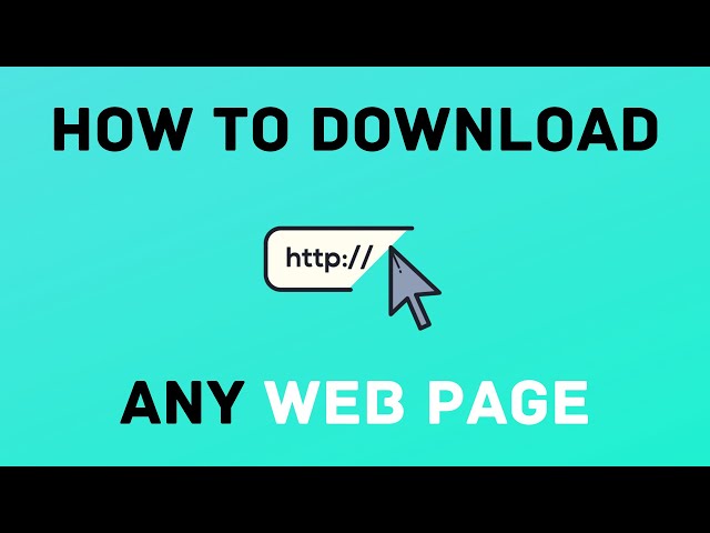 Can I Save A Website Offline W4schools