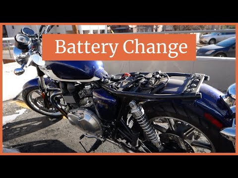 How to Replace the Battery on a Triumph Bonneville (With video)