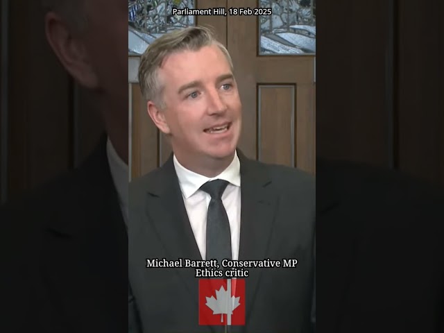Belligerent reporter roasted by Conservative MP Michael Barrett