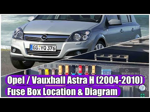 Localization and fuse diagram of the Opel/Holden Astra H - Vauxhall ...